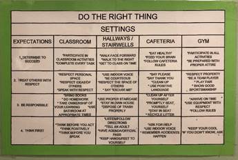 pbis rubric